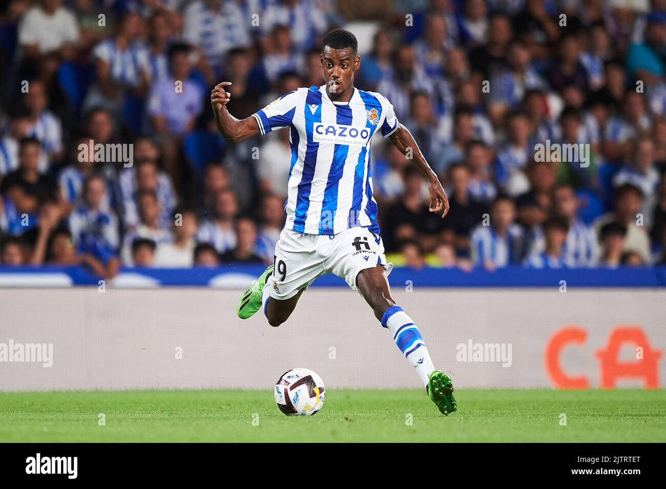 Alexander Isak of Real Sociedad during the La Liga match between Real ...