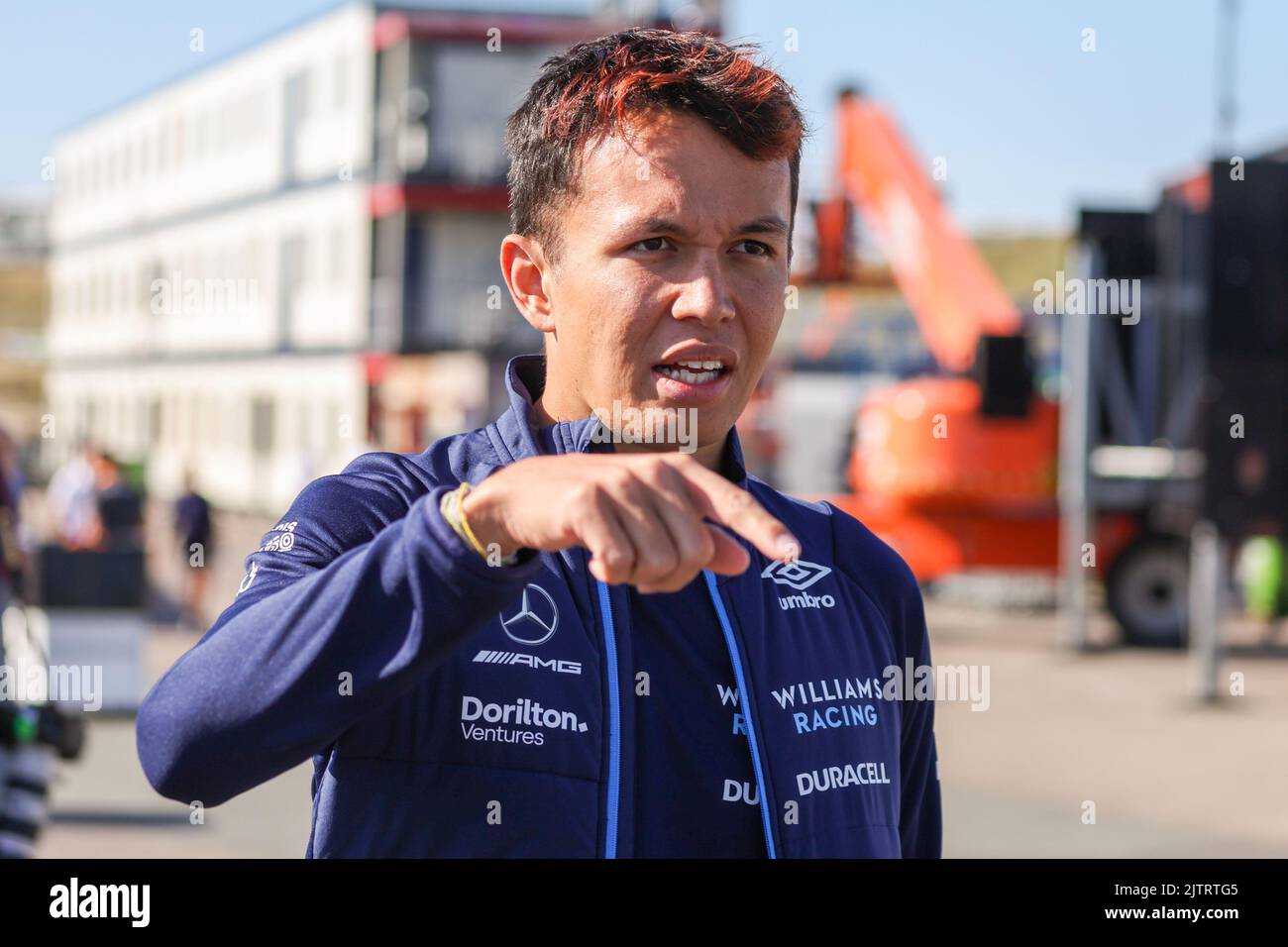ZANDVOORT, NETHERLANDS - SEPTEMBER 1: Alex Albon of United Kingdom and ...