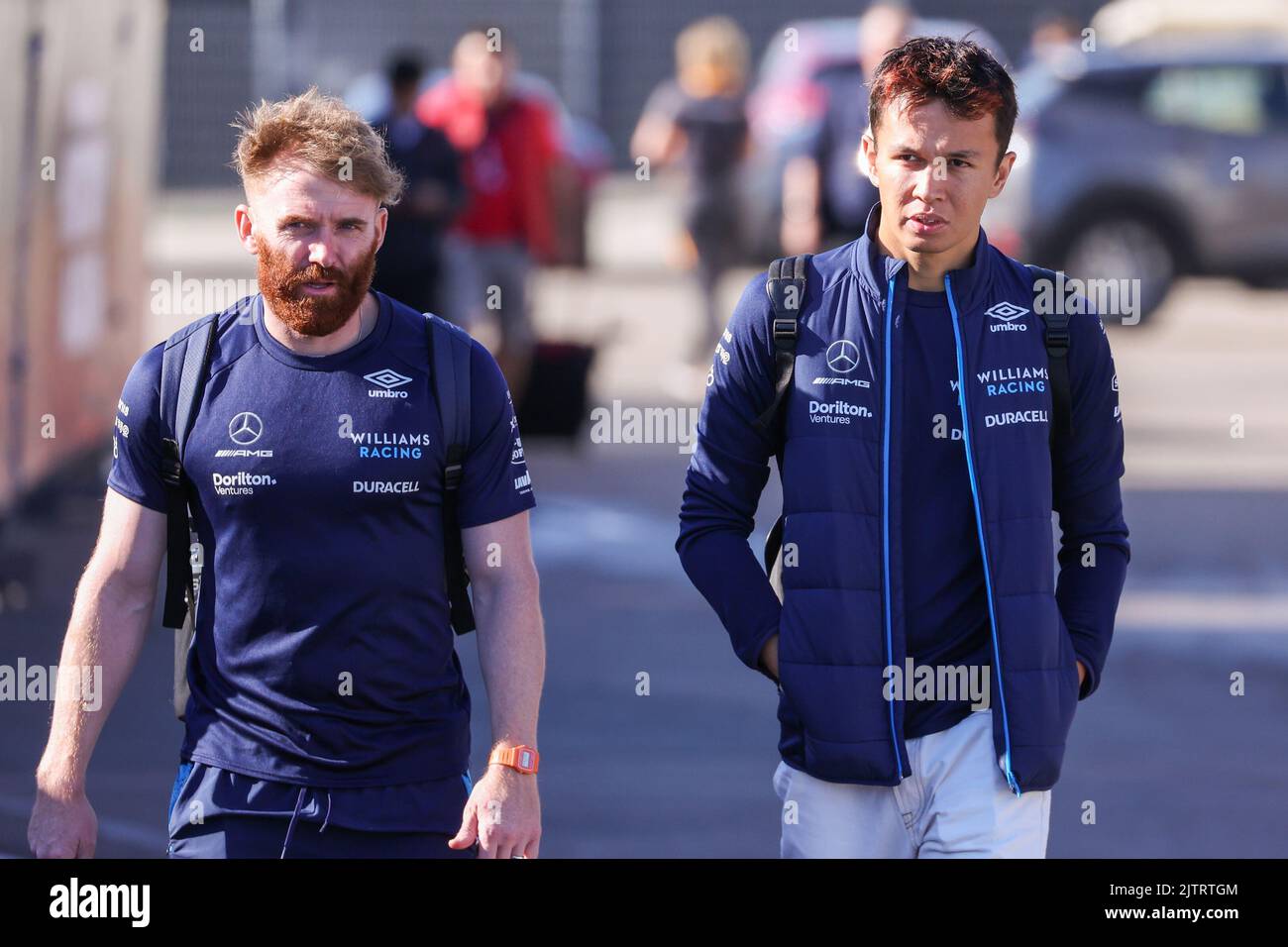ZANDVOORT, NETHERLANDS - SEPTEMBER 1: Alex Albon of United Kingdom and ...