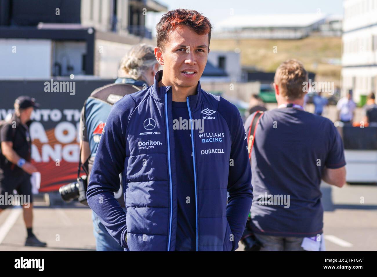 ZANDVOORT, NETHERLANDS - SEPTEMBER 1: Alex Albon of United Kingdom and ...