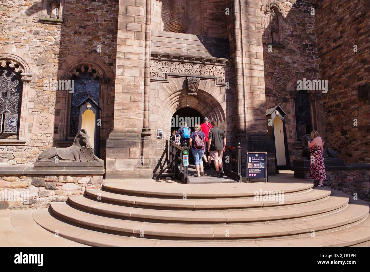 Edinburgh, Scotland. The Scottish National War Memorial Stock Photo - Alamy