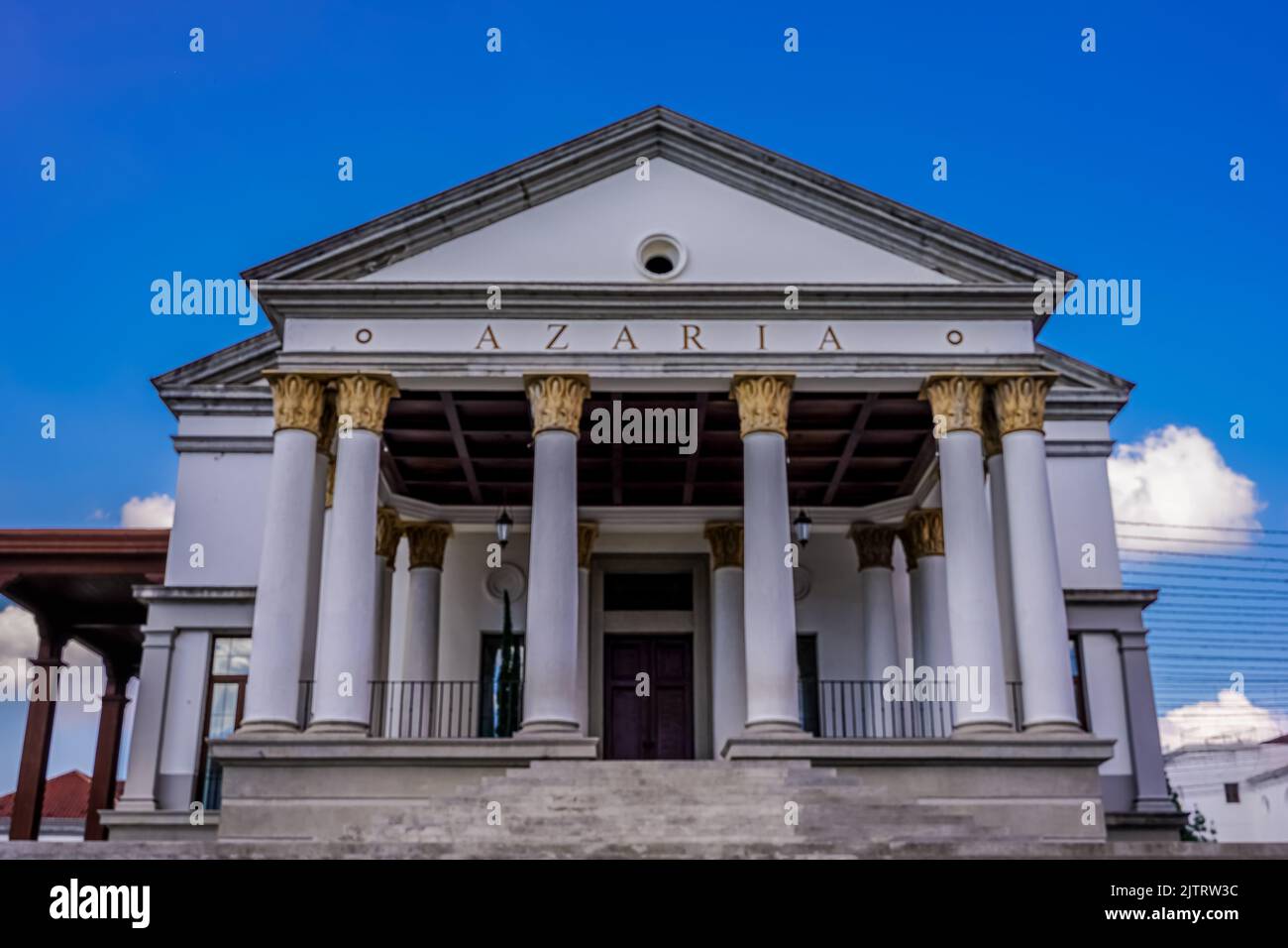 Beautiful close up view of the Azaria plaza in Paseo Cayala Guatemala ...