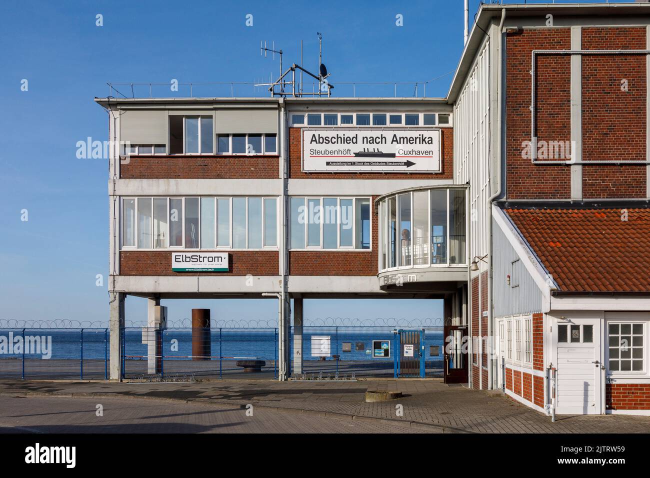 Steubenhöft, pier of the America Harbor in Cuxhaven Stock Photo - Alamy