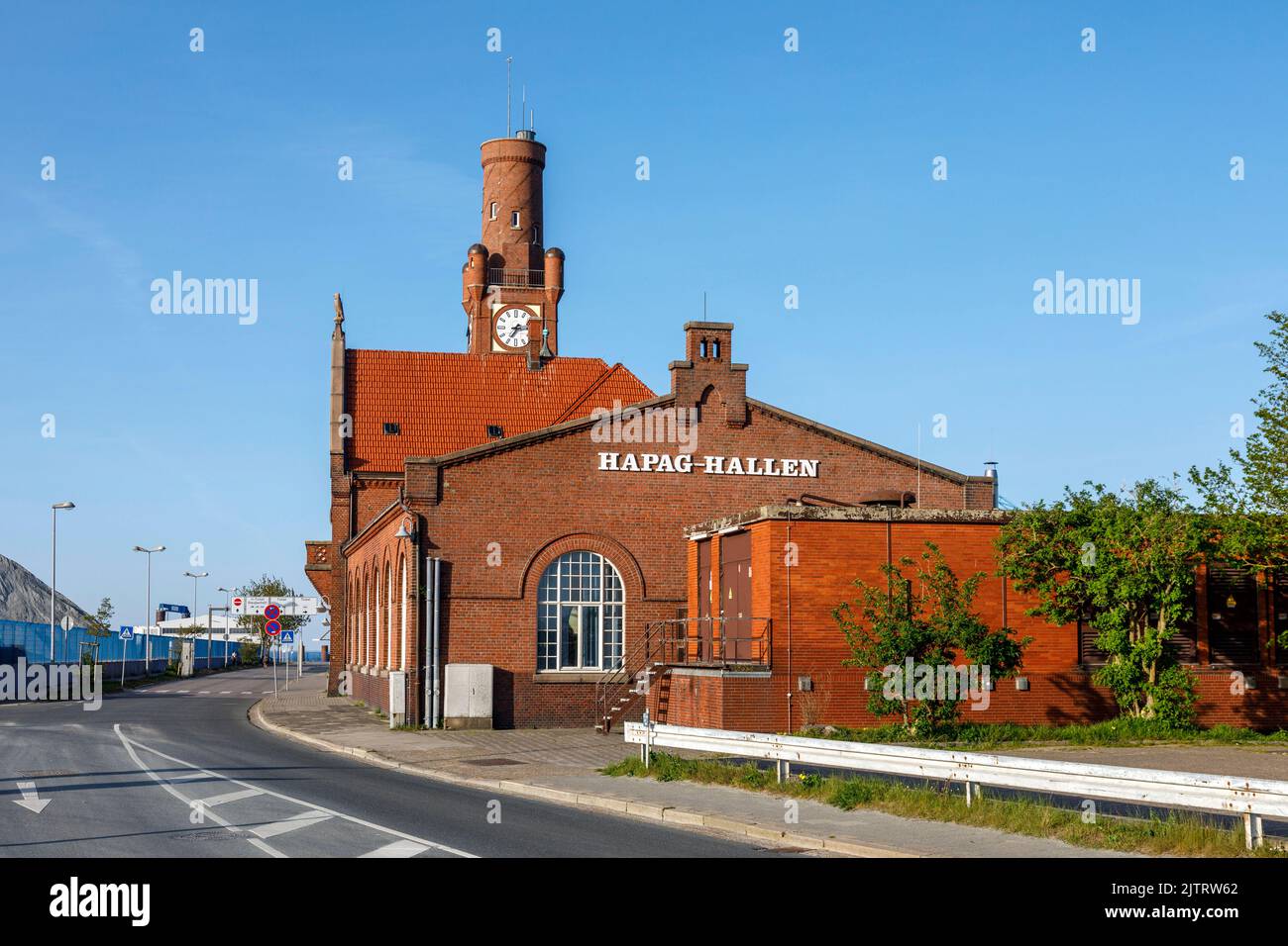 HAPAG halls (America train station) in Cuxhaven, passenger terminal ...