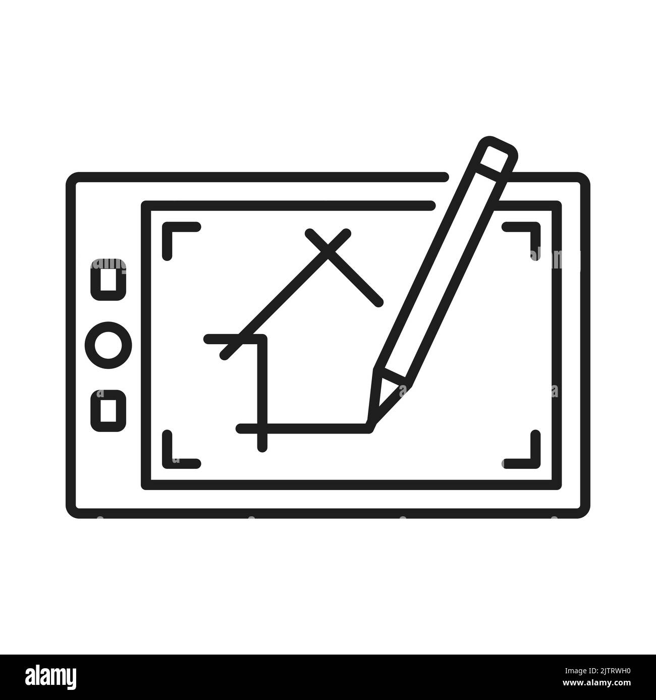 Architect development or interior design icon, architecture plan of ...