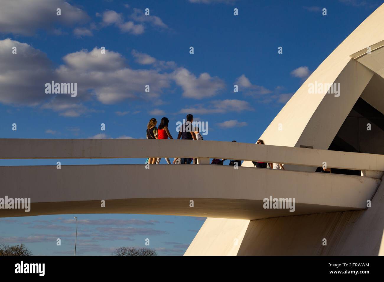 Brasília, Federal District, Brazil – July 23, 2022: Some people walking ...