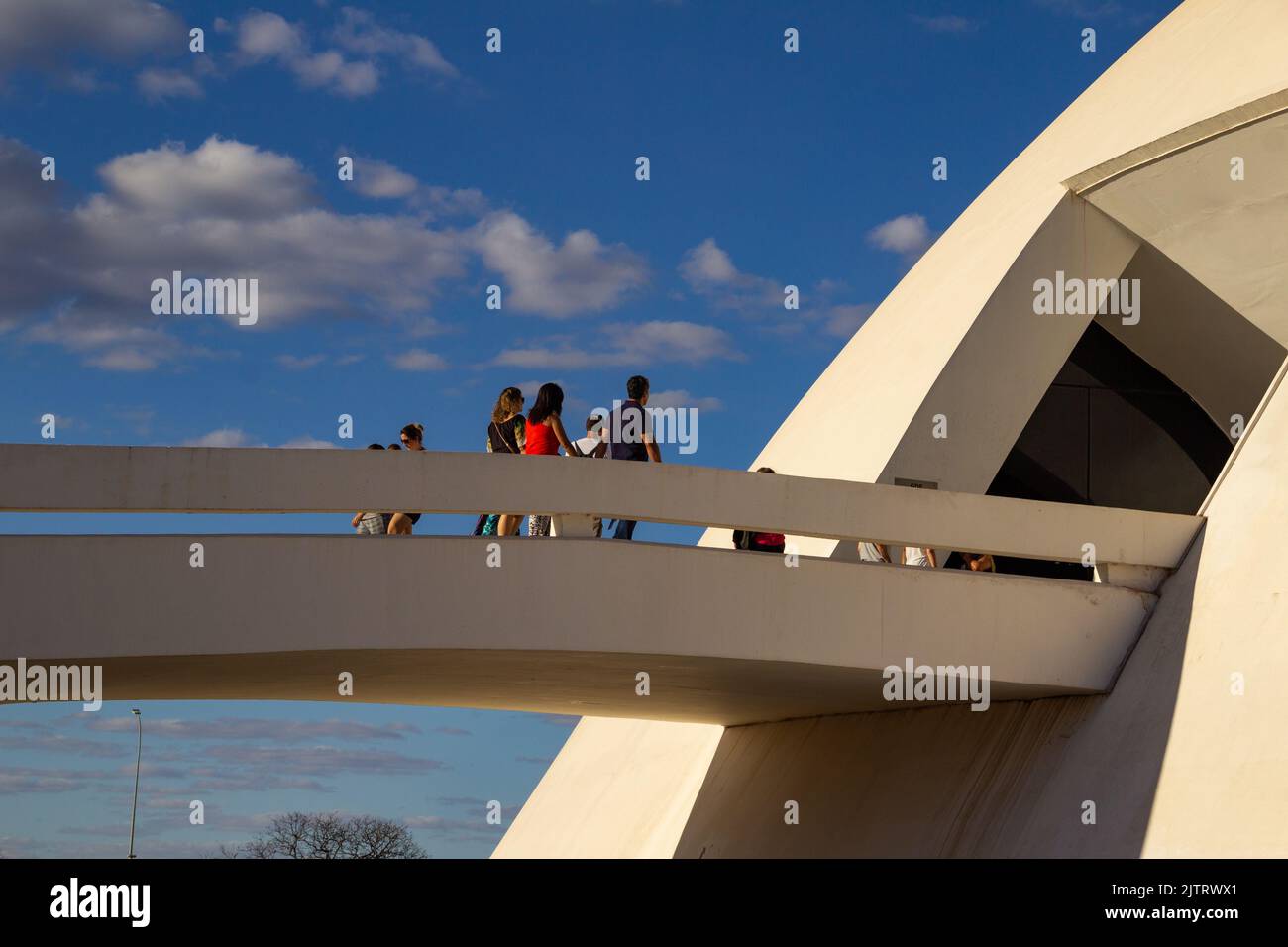Brasília, Federal District, Brazil – July 23, 2022: Some people walking ...