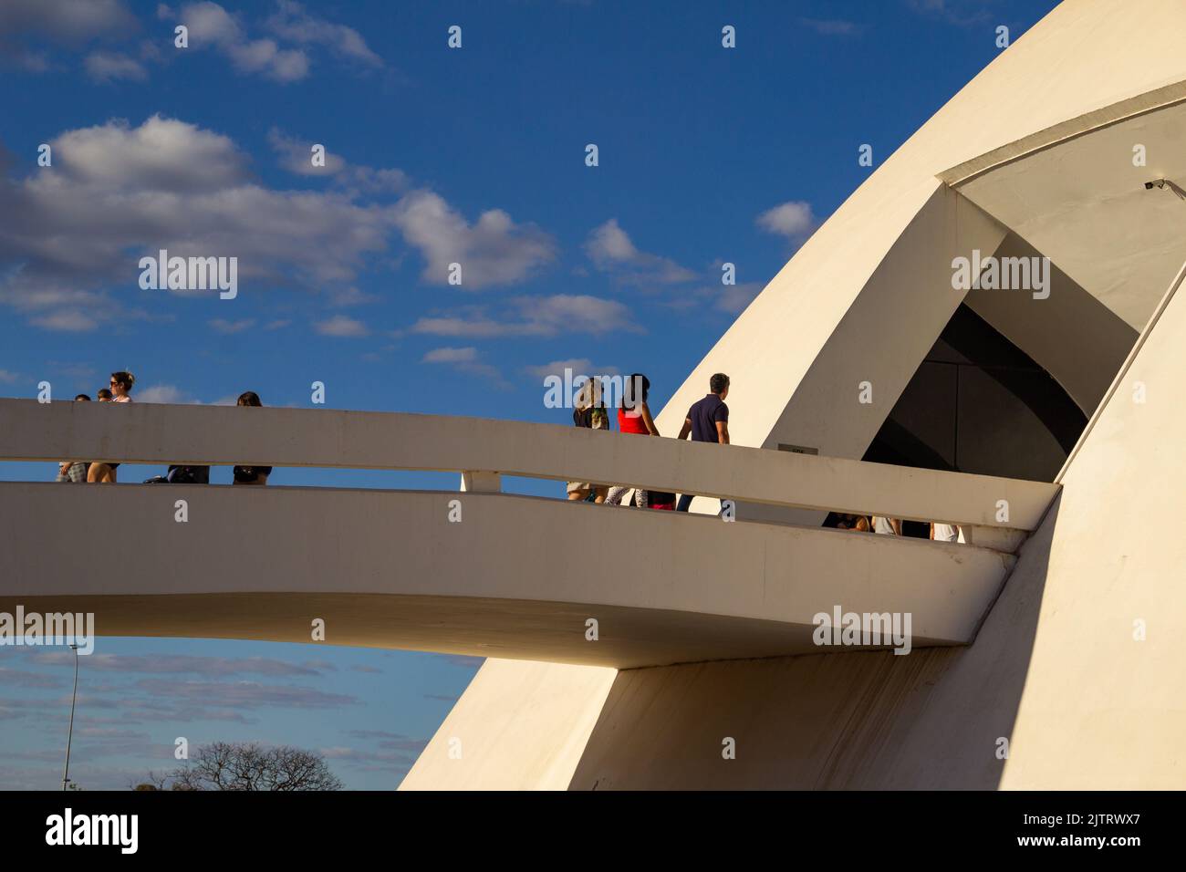 Brasília, Federal District, Brazil – July 23, 2022: Some people walking ...