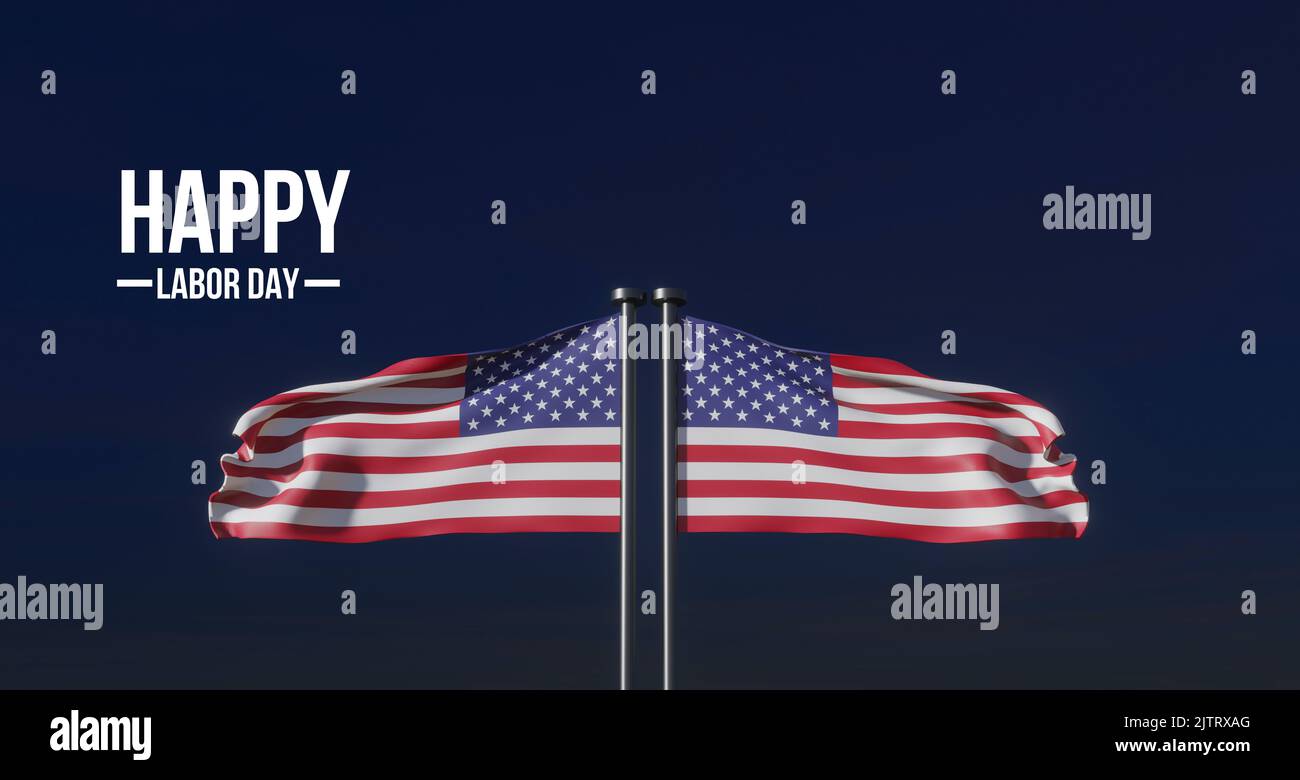Labor Day inscriptions USA background, Labor Day Celebration Banner ...