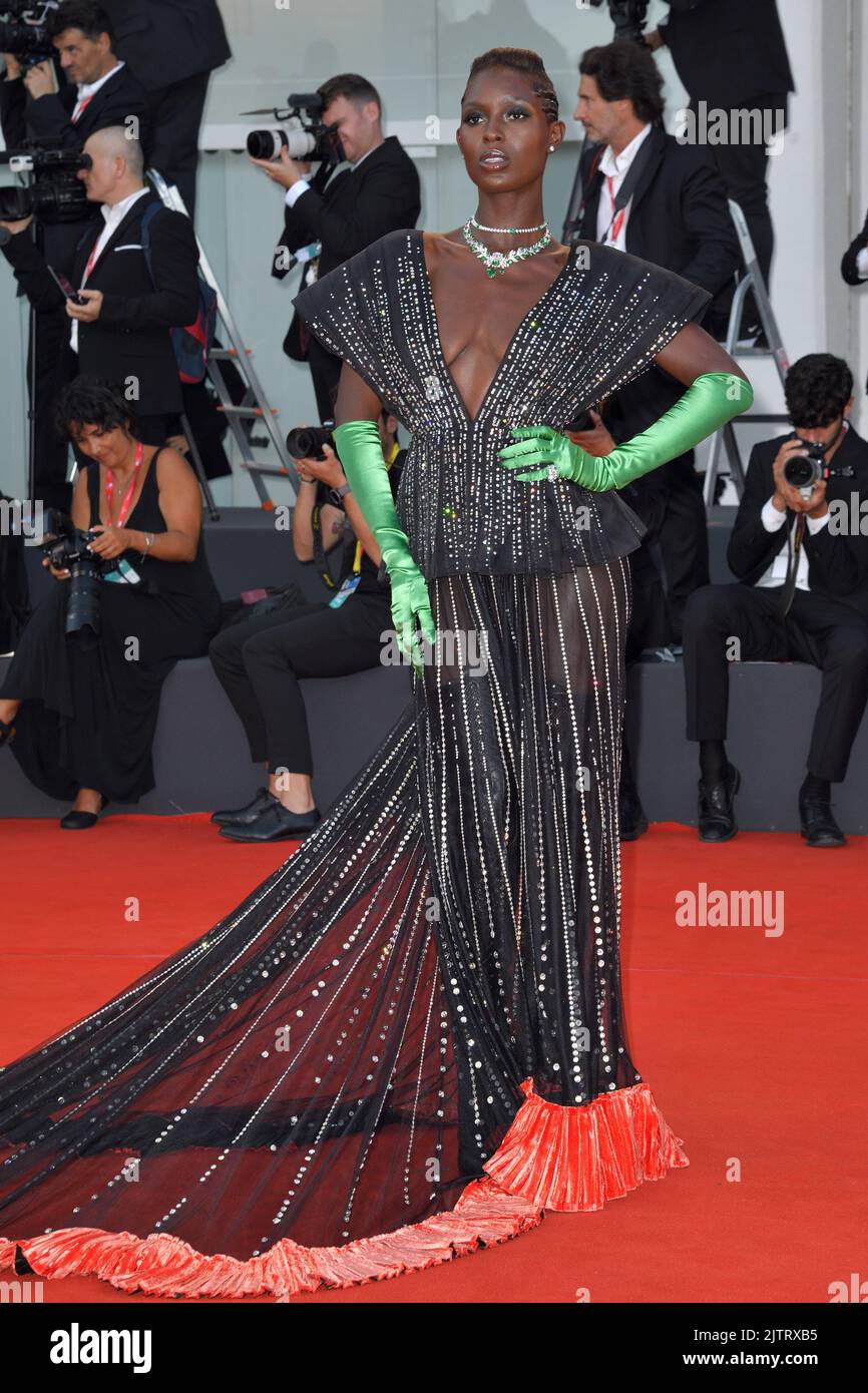 Venice, Italy. 01st Sep, 2022. Jodie Turner-Smith attends the "White ...