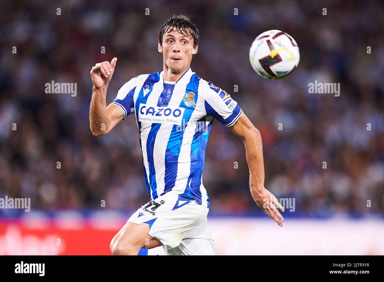 Robin le Normand of Real Sociedad during the La Liga match between Real ...