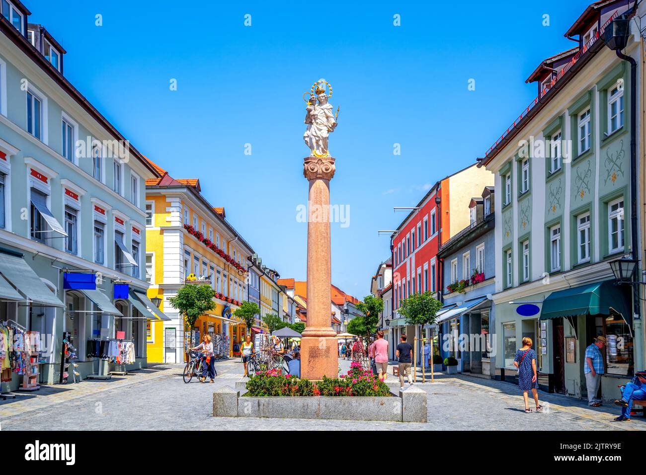 Historical city of Murnau am Staffelsee, Germany Stock Photo - Alamy