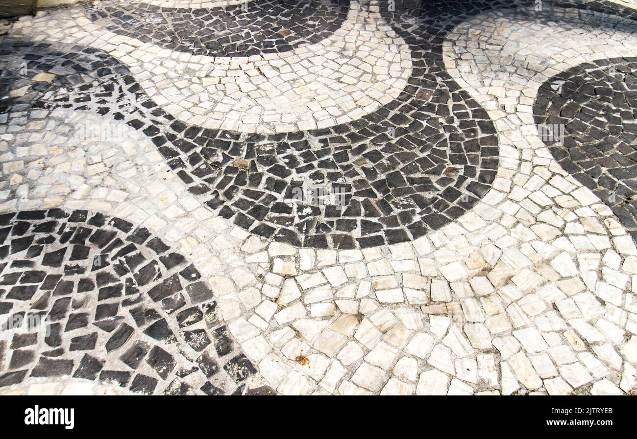 Wave pattern sidewalk copacabana beach hi-res stock photography and ...