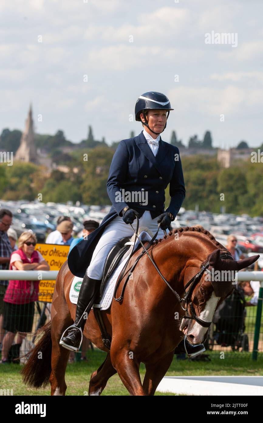 Stamford, UK. 1st Sep, 2022. Zara Tindall riding Class Affair representing Great Britain during ...
