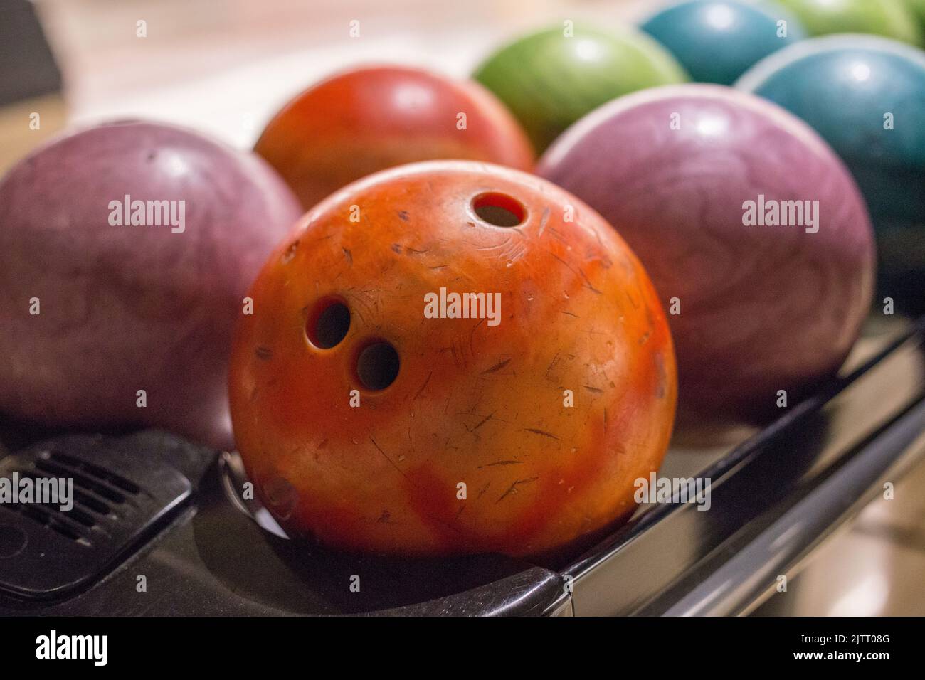 bowling ball on a court in Rio de Janeiro Stock Photo - Alamy