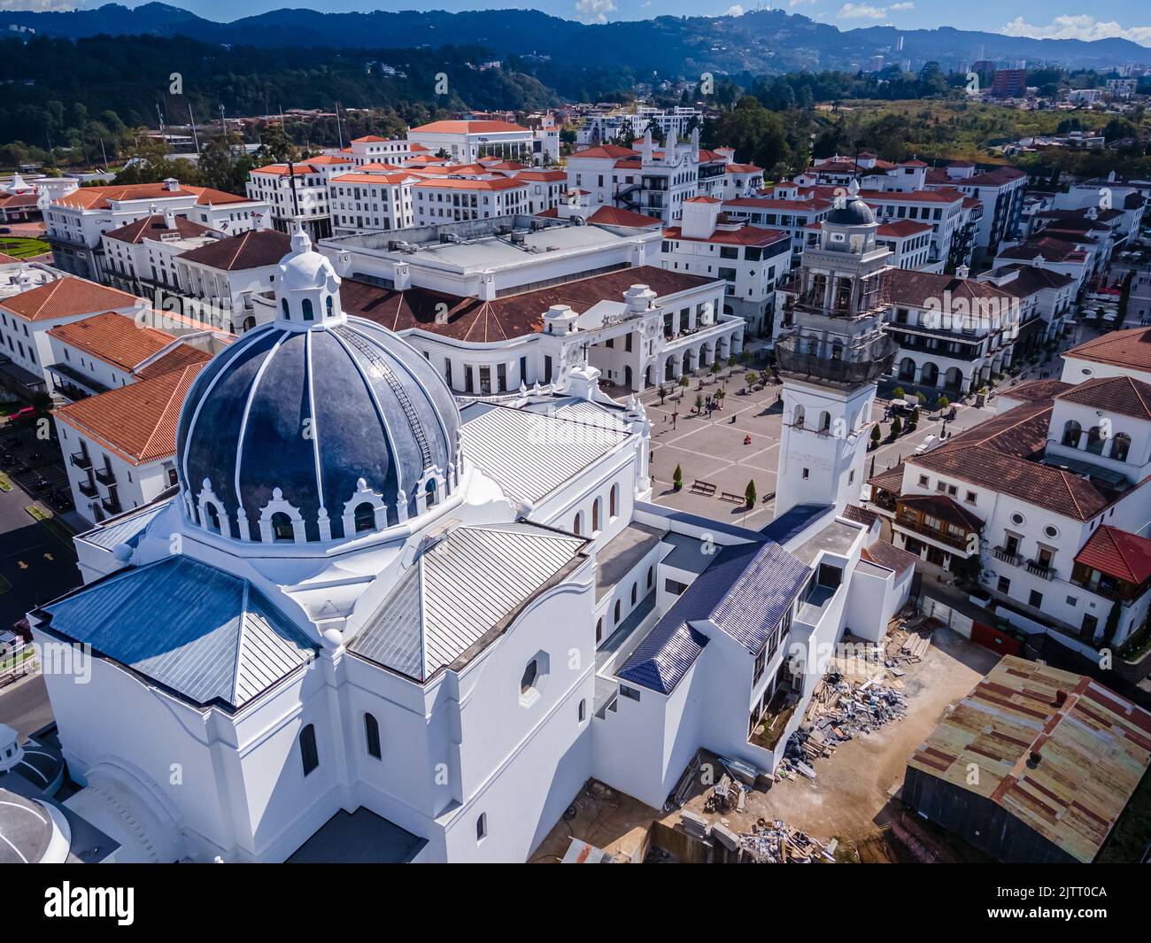 Beautiful aerial view of Plaza Cayala in Guatemala City Stock Photo - Alamy