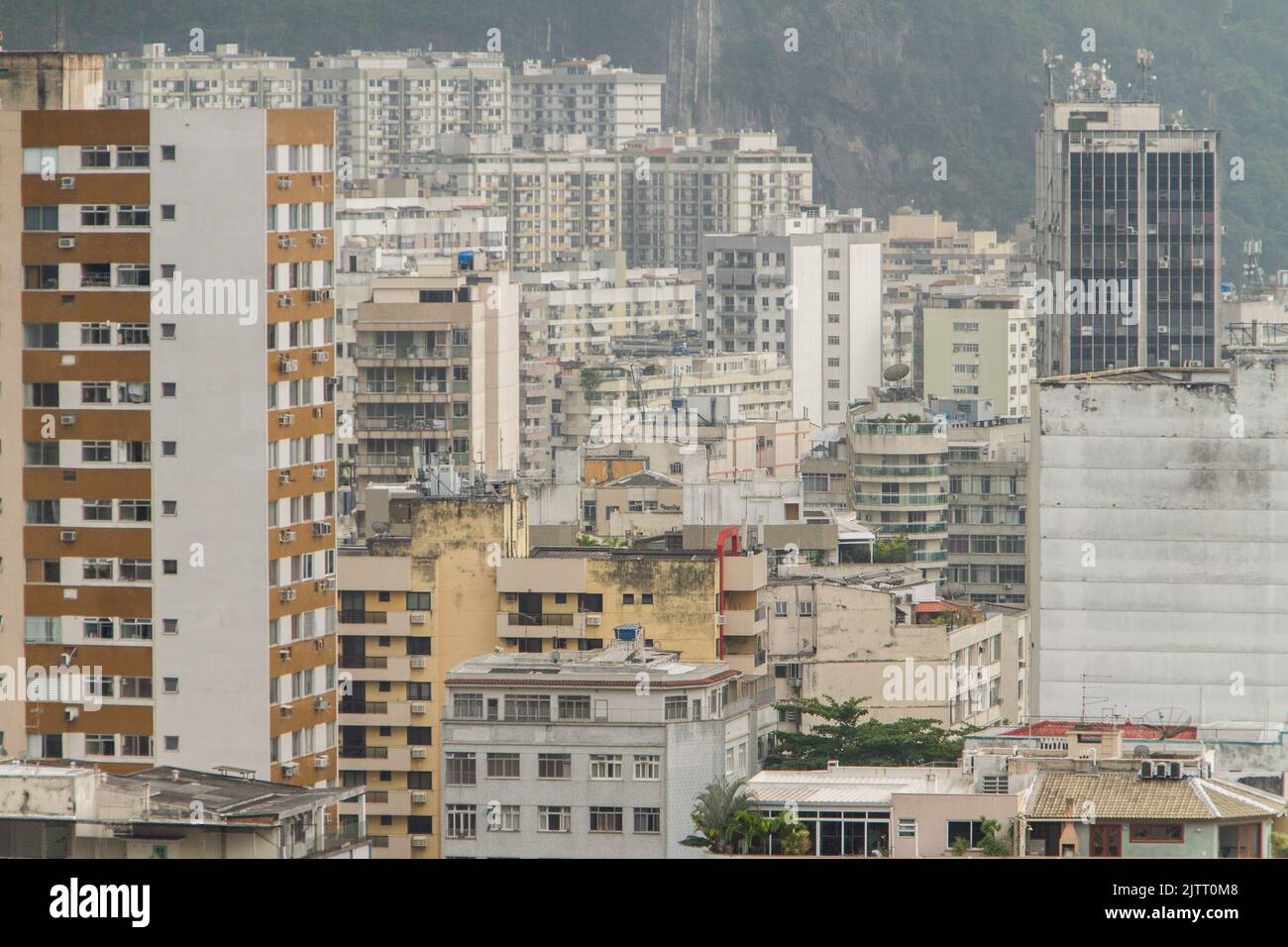 view of buildings in the neighborhood of Botafogo in Rio de Janeiro ...