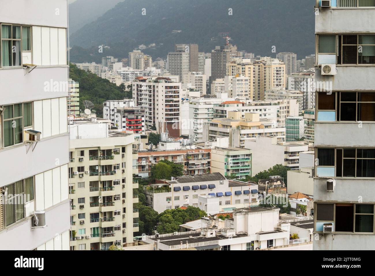 view of buildings in the neighborhood of Botafogo in Rio de Janeiro ...