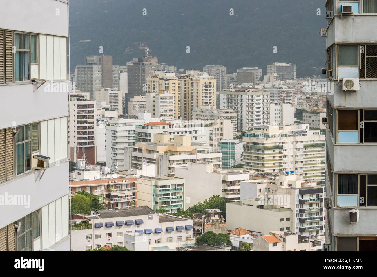 view of buildings in the neighborhood of Botafogo in Rio de Janeiro ...