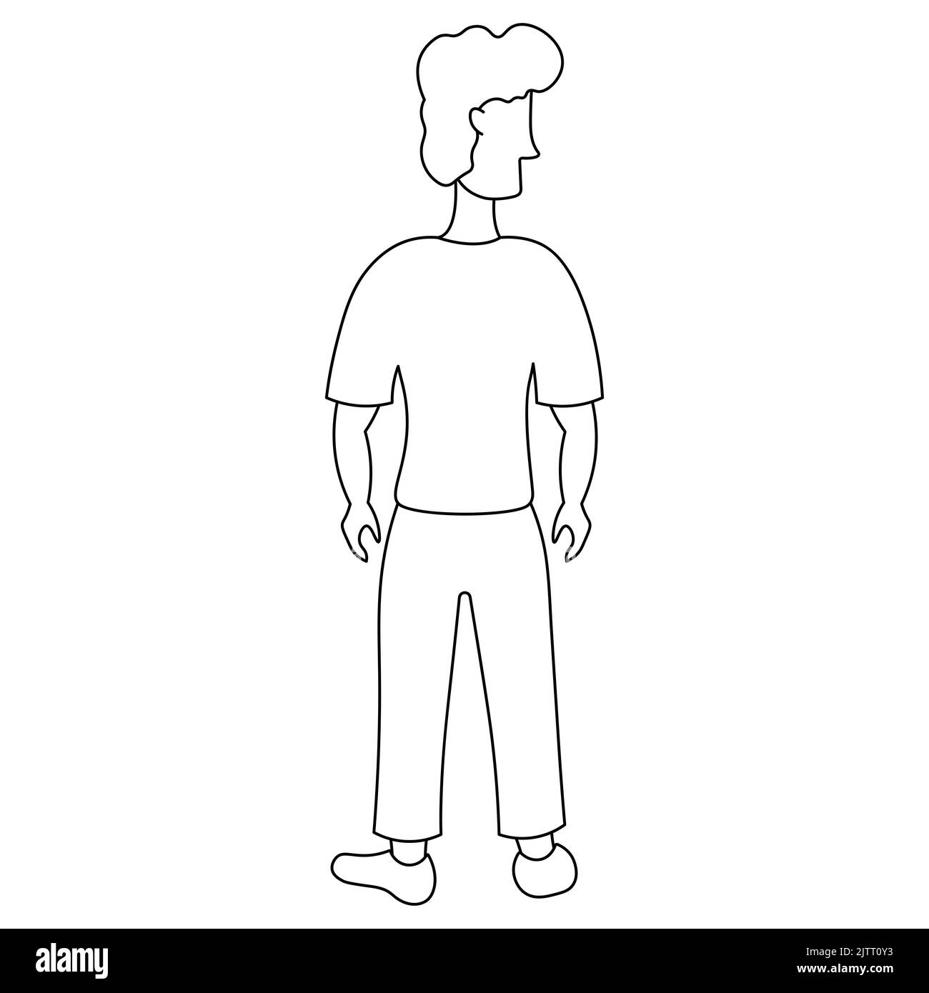 Book looks back Stock Vector Images - Alamy