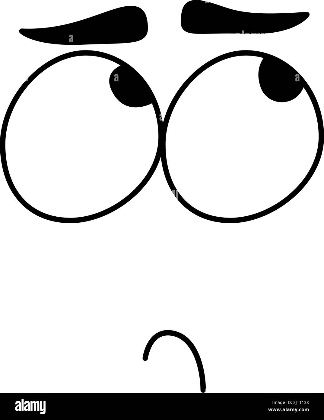 Pitiful expression Stock Vector Images - Alamy