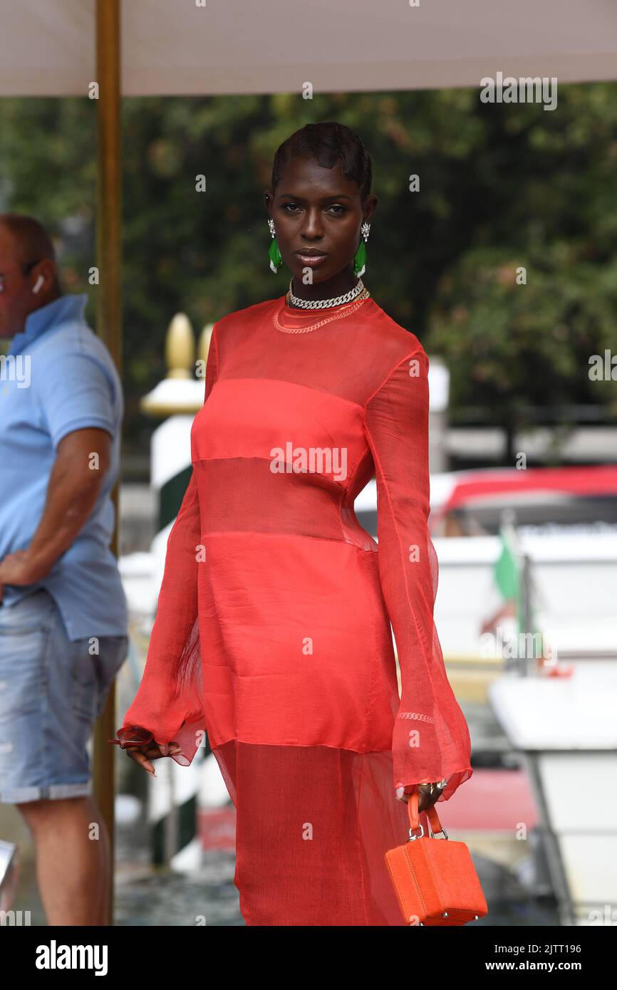 Jodie Turner-Smith seen arriving at the Excelsior pier during the 79th ...