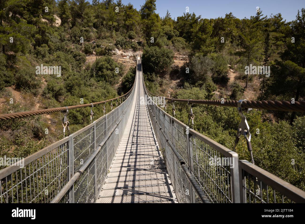 Hanging cable bridge hi-res stock photography and images - Alamy