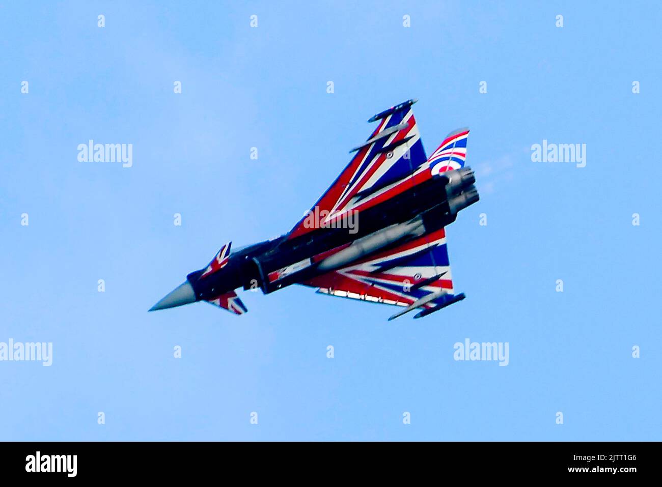 Bournemouth, Dorset, UK. 1st September 2022. The Union Flag painted RAF ...