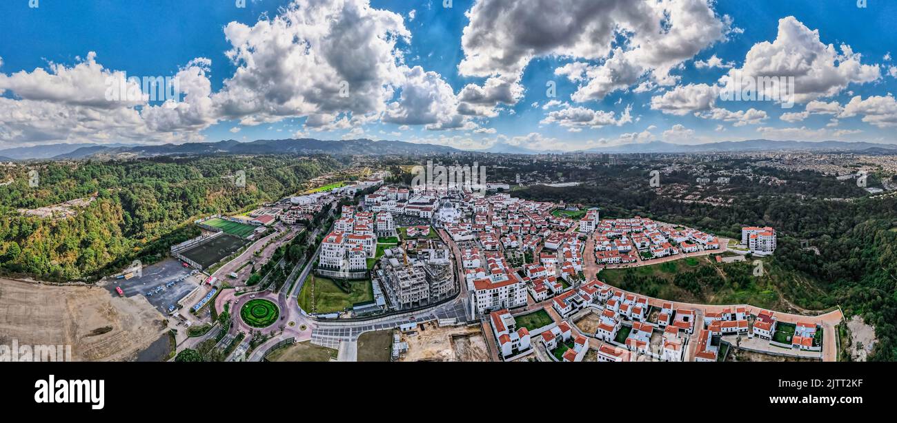 Beautiful aerial view of Plaza Cayala in Guatemala City Stock Photo - Alamy