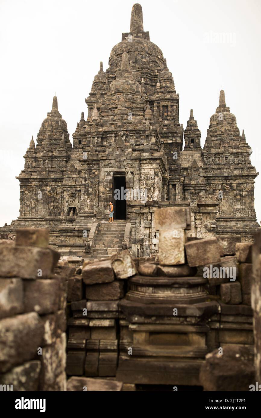 Ancient Prambanan Hindu Temple in Jogjakarta (Yogyakarta), Java ...