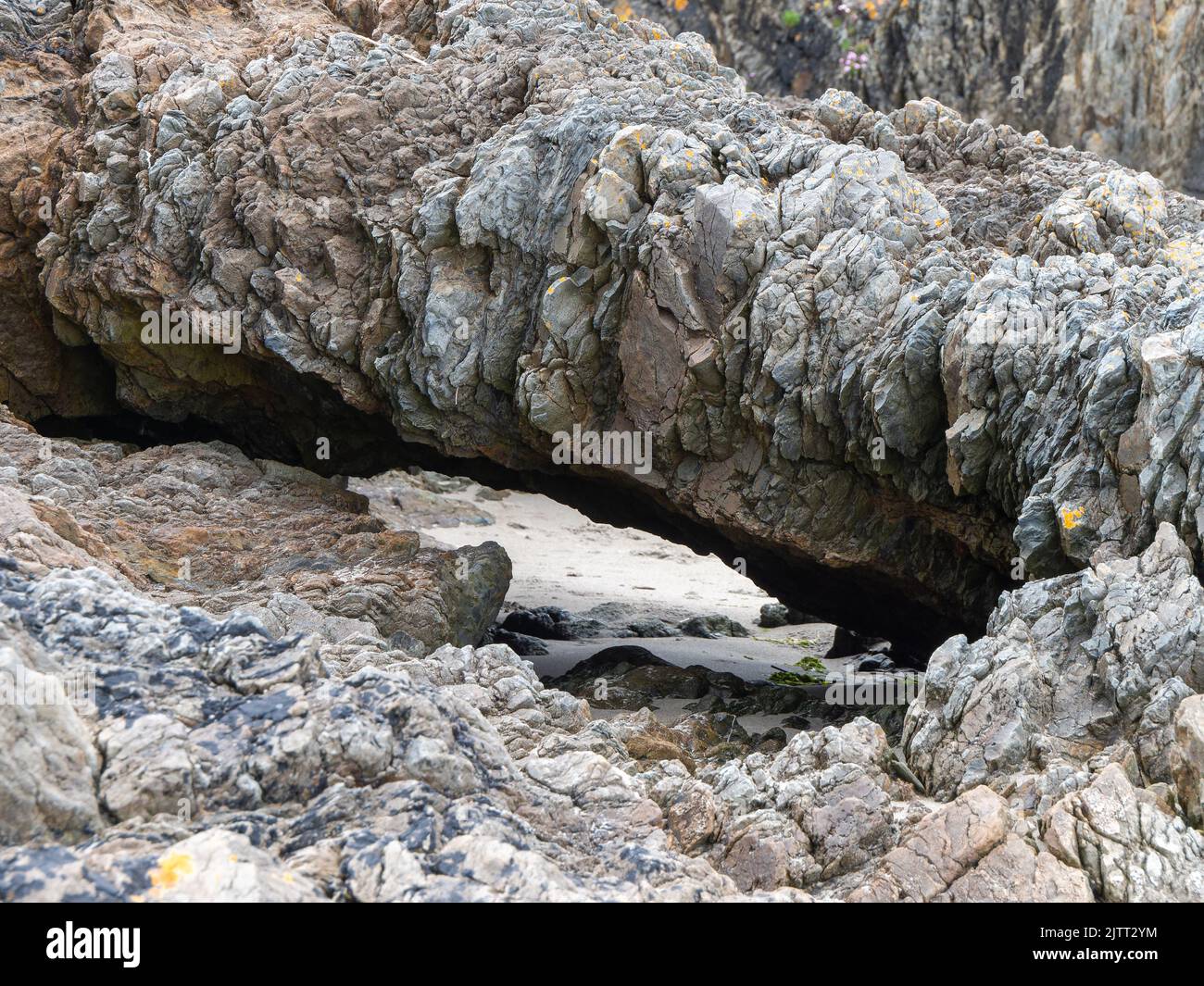 A variety of geological rocks. Rock formations. Stone texture Stock ...