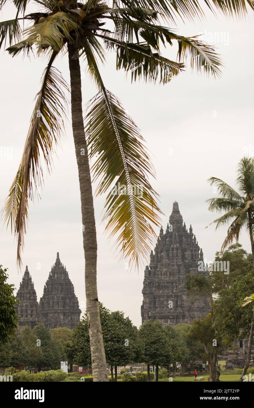Ancient Prambanan Hindu Temple in Jogjakarta (Yogyakarta), Java ...