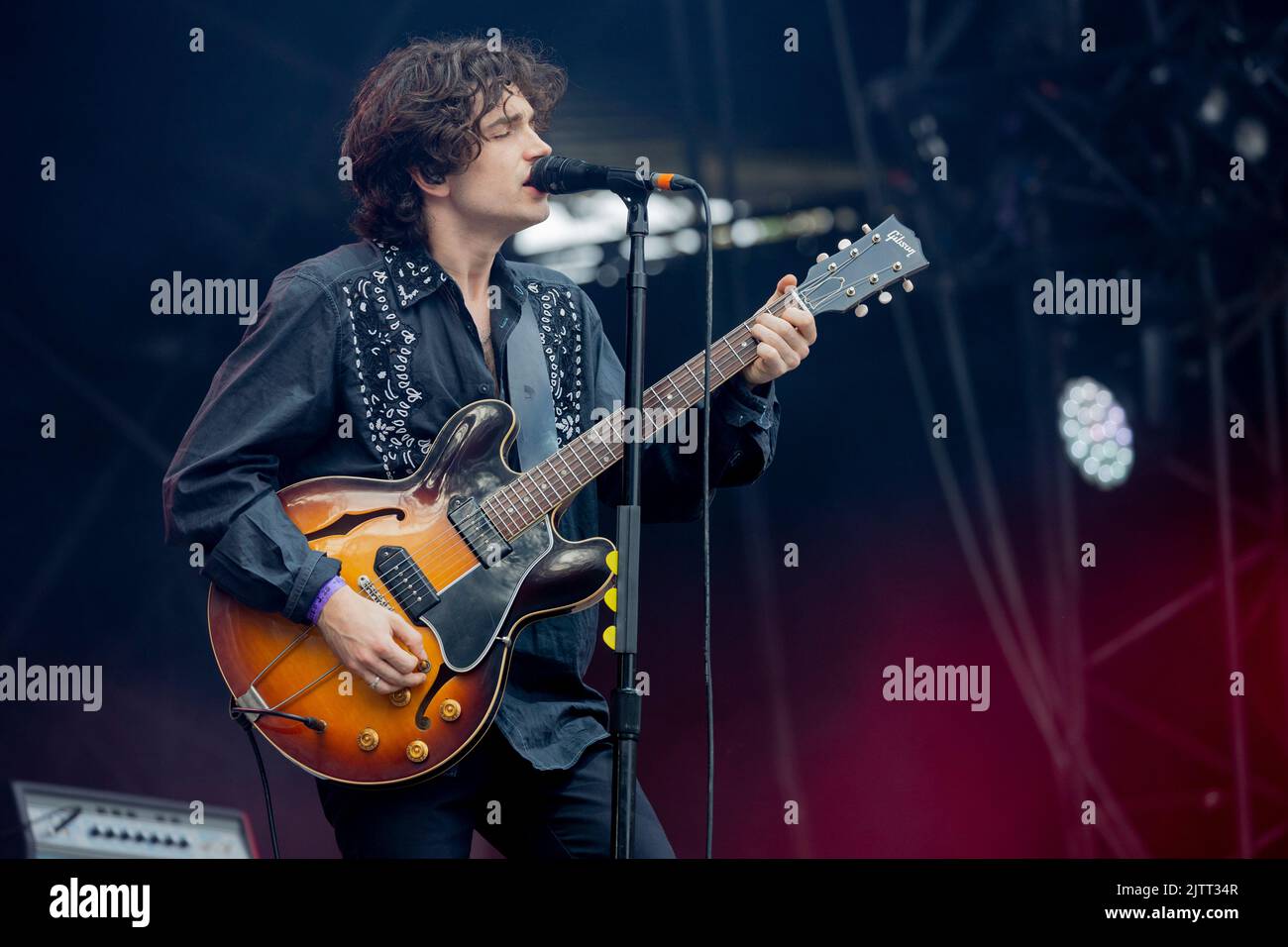 Saint-Cloud France 25 August 2022 Inhaler Bono Vox son singer band live ...