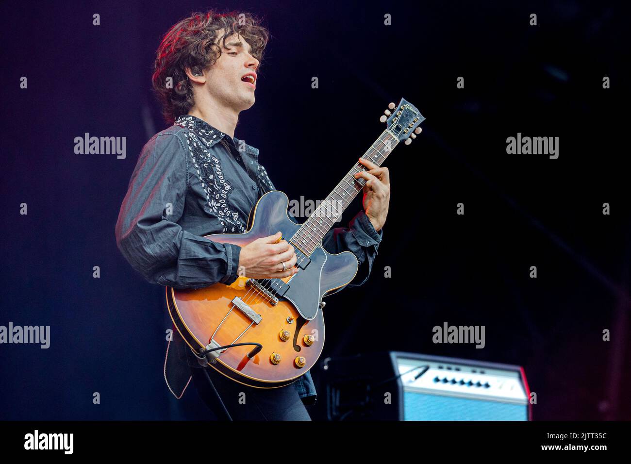 Saint-Cloud France 25 August 2022 Inhaler Bono Vox son singer band live ...
