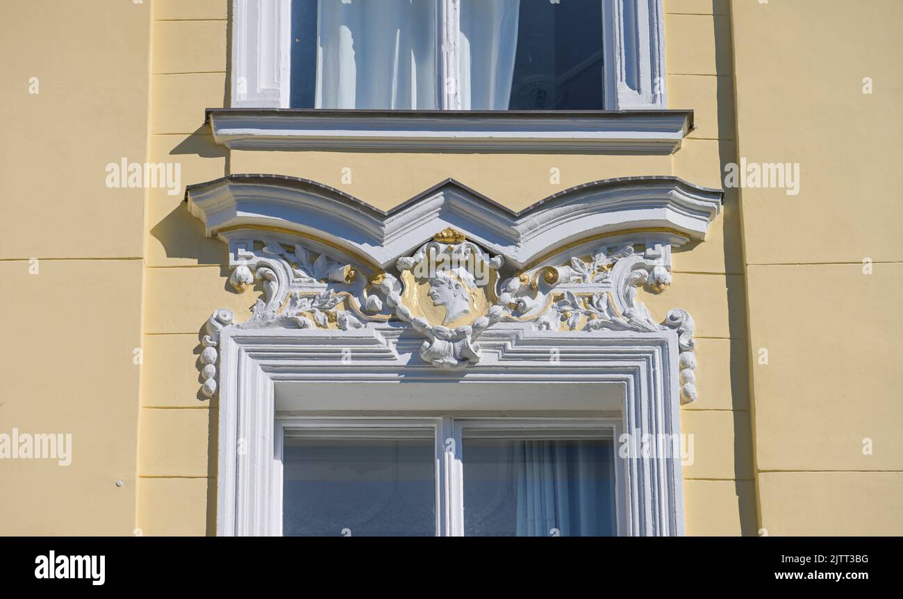 Detail, Stuck, Fenster, Altbau, Viktoria-Luise-Platz, Schöneberg ...