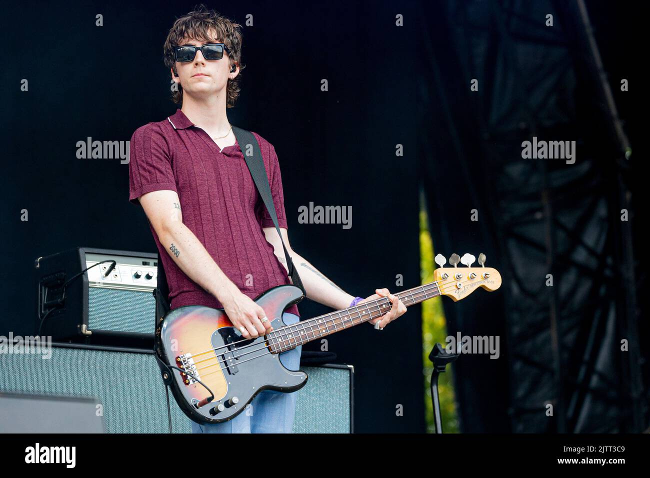 Saint-Cloud France 25 August 2022 Inhaler Bono Vox son singer band live ...