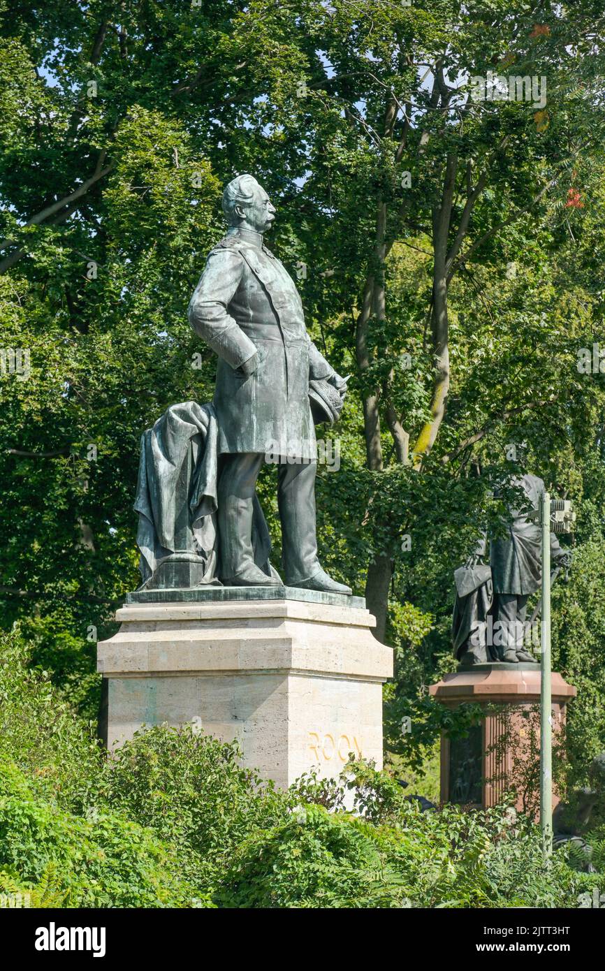 Denkmal Albrecht von Roon, Großer Stern, Tiergarten, Mitte, Berlin ...