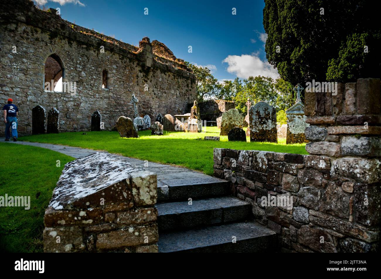 Jerpoint Abbey Ruins in County Kilkenny, Ireland Stock Photo - Alamy