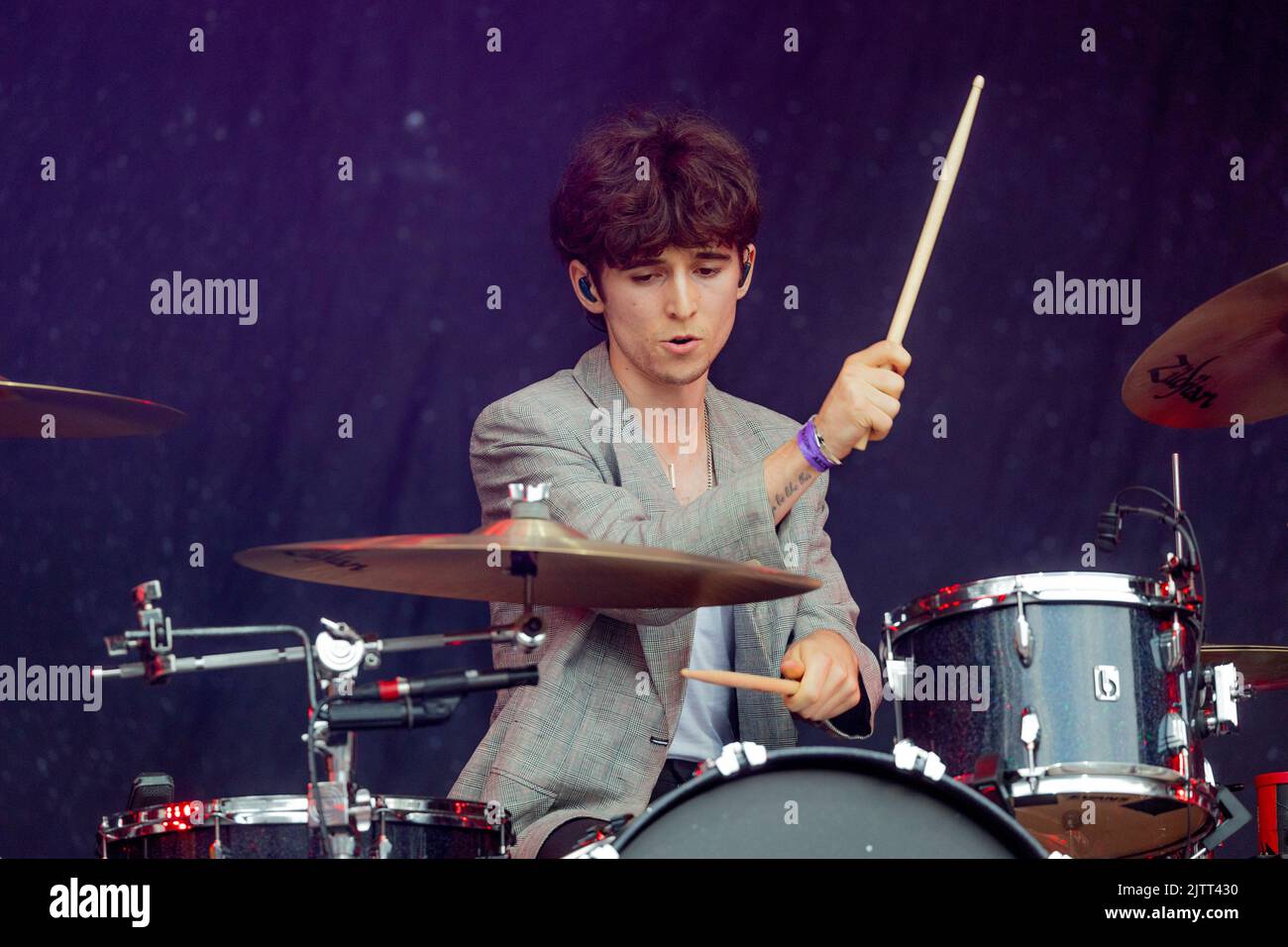 Saint-Cloud France 25 August 2022 Inhaler Bono Vox son singer band live ...