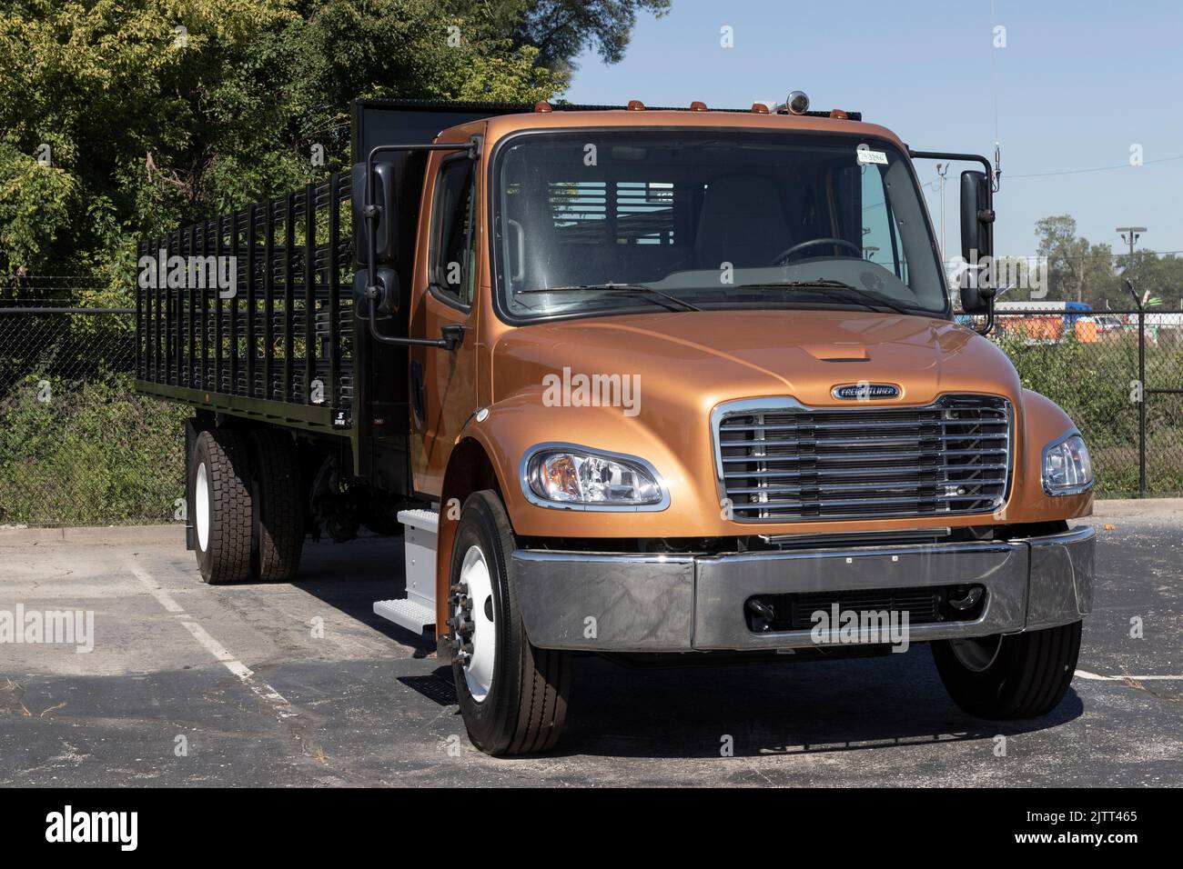 Indianapolis - Circa August 2022: Freightliner Big Rig Semi Tractor ...
