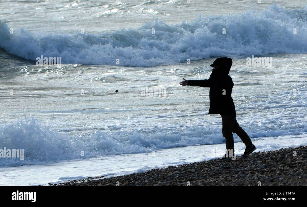 DESPITE THE FREEZING TEMPERATURE THIS YOUNGSTER IS MAKING THE MOST OF ...