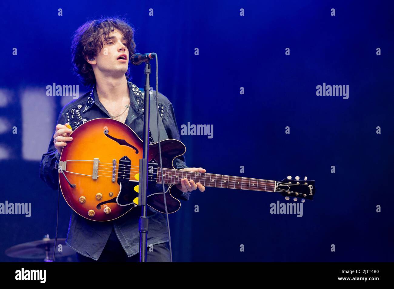 Saint-Cloud France 25 August 2022 Inhaler Bono Vox son singer band live ...