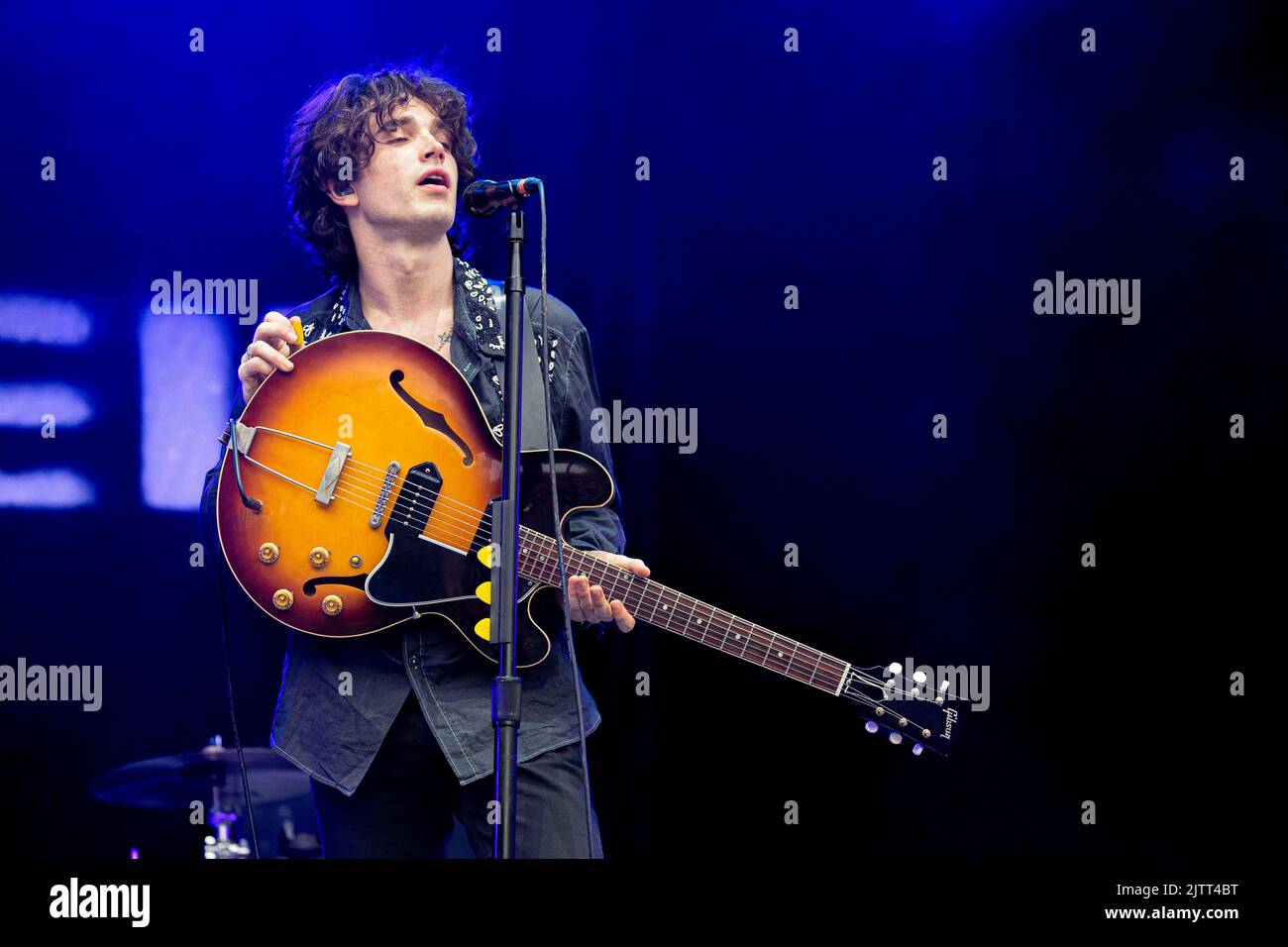 Saint-Cloud France 25 August 2022 Inhaler Bono Vox son singer band live ...