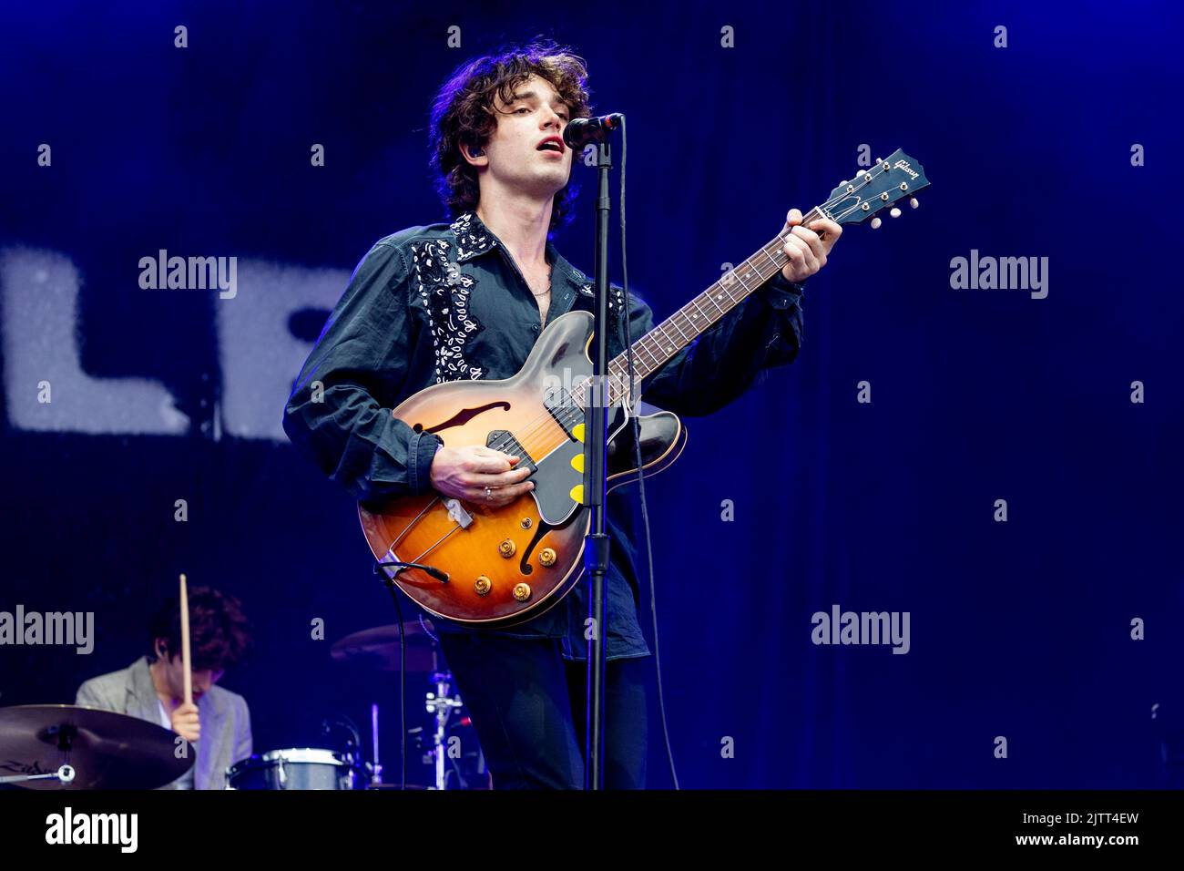Saint-Cloud France 25 August 2022 Inhaler Bono Vox son singer band live ...