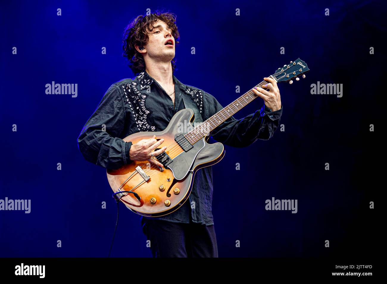 Saint-Cloud France 25 August 2022 Inhaler Bono Vox son singer band live ...