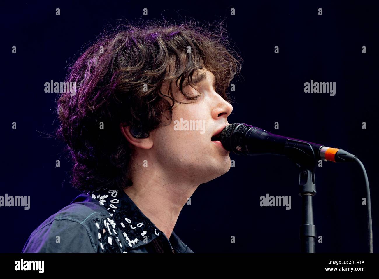 Saint-Cloud France 25 August 2022 Inhaler Bono Vox son singer band live ...