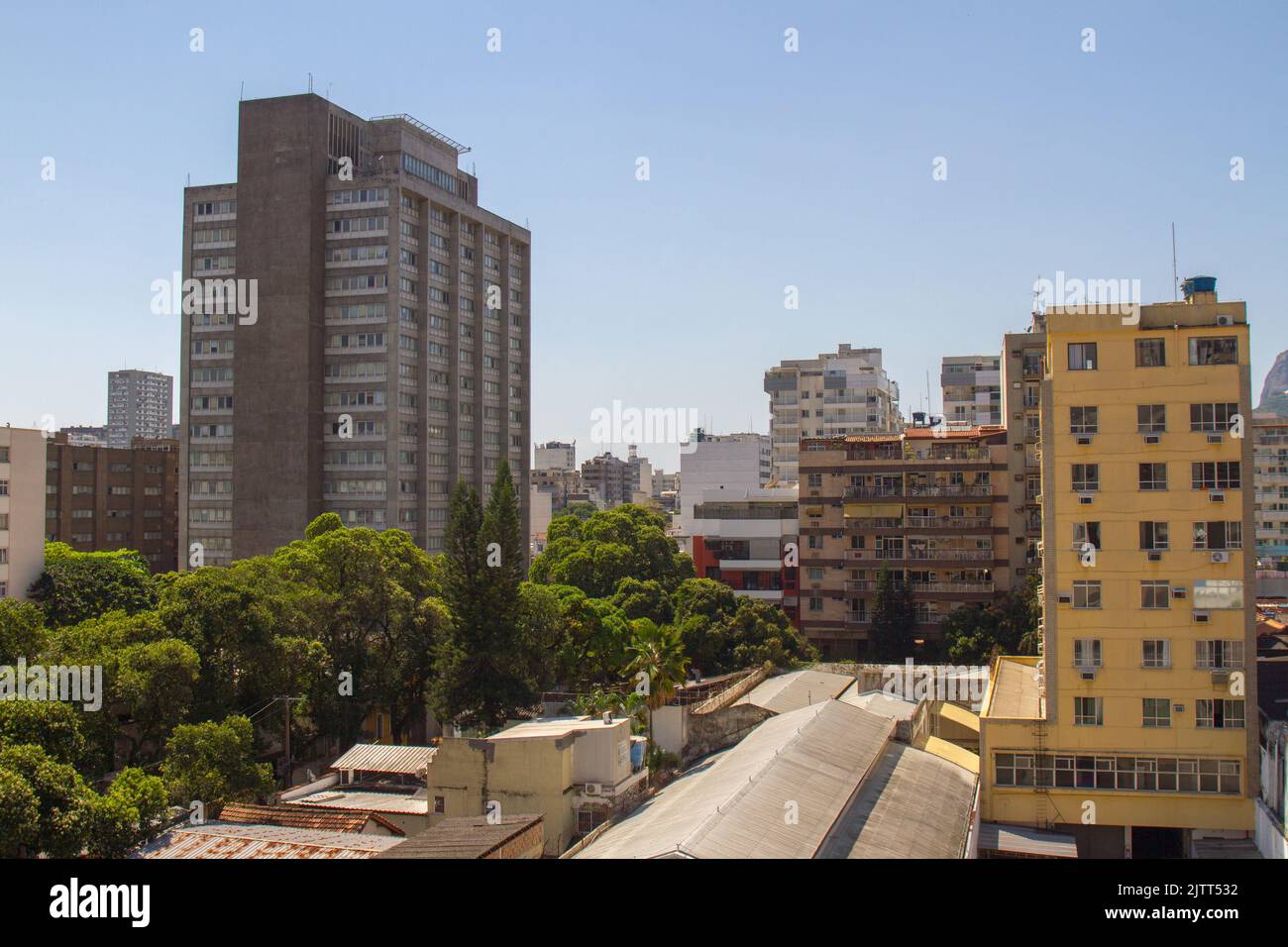 buildings in the Botafogo neighborhood in Rio de Janeiro Brazil Stock ...