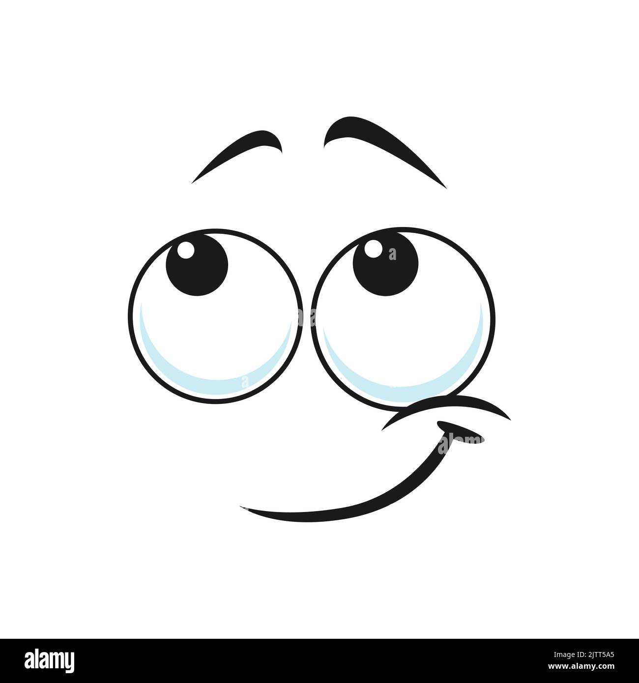 Relaxed Cartoon Face