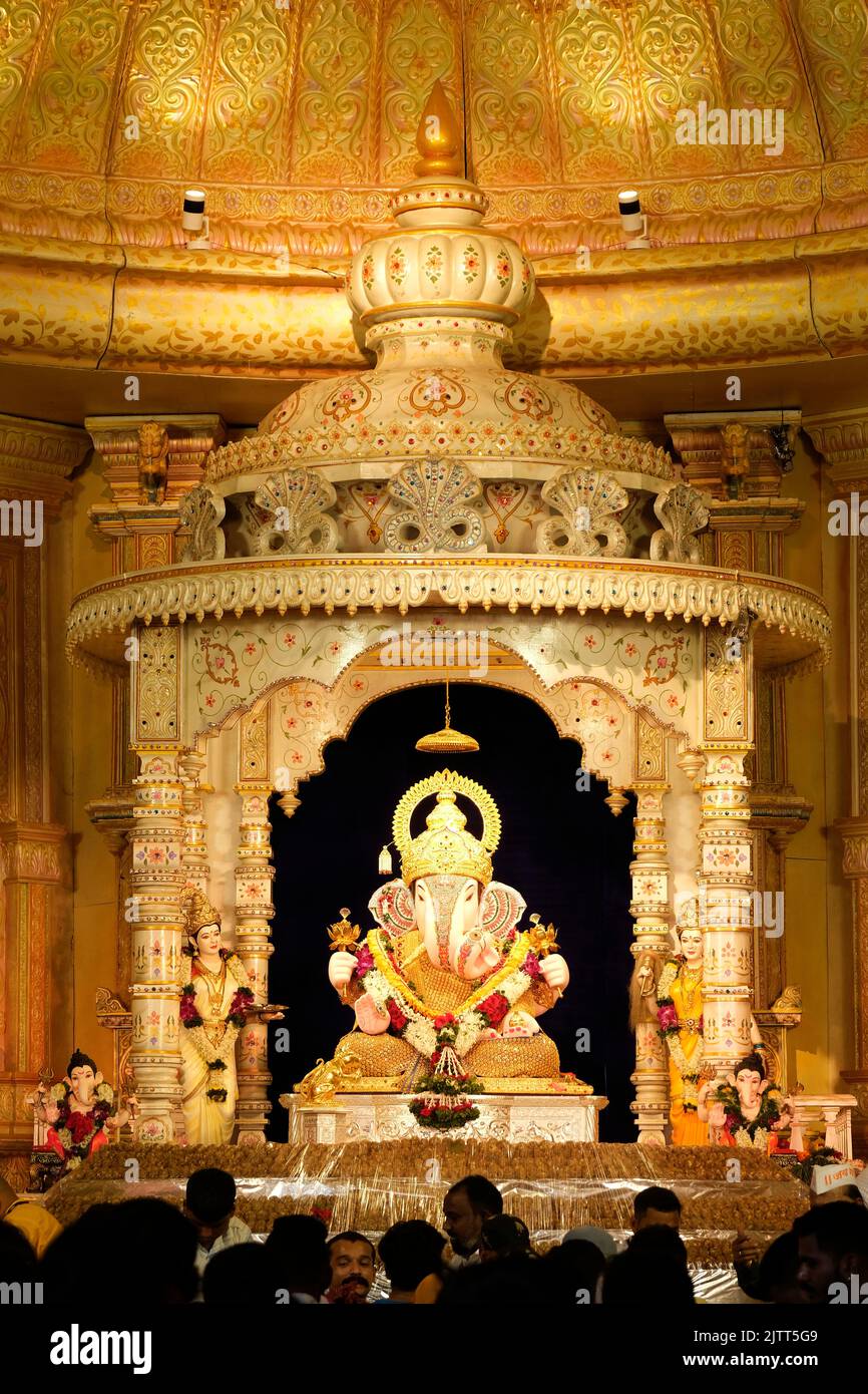01 September 2022, Pune, Maharashtra, India, Beautiful sculpture of ...