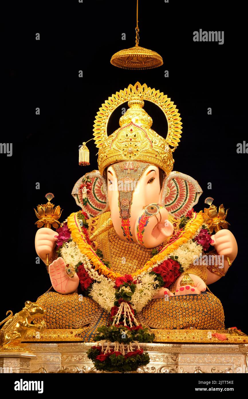 01 September 2022, Pune, Maharashtra, India, Beautiful sculpture of ...